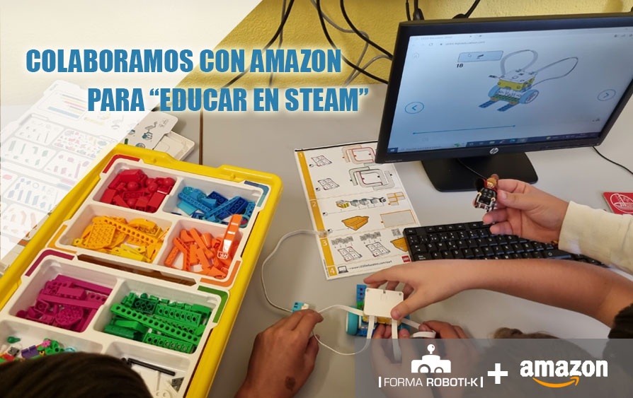 Colaboramos con Amazon para "Educar en STEAM"